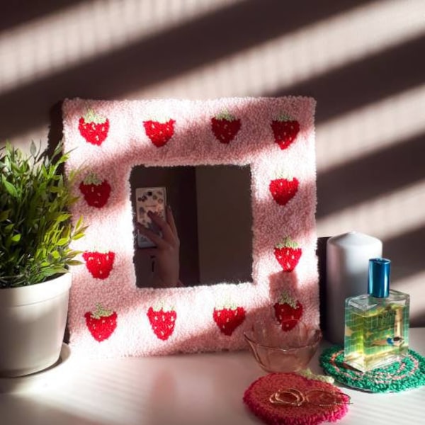 Tufted Mirror - Etsy