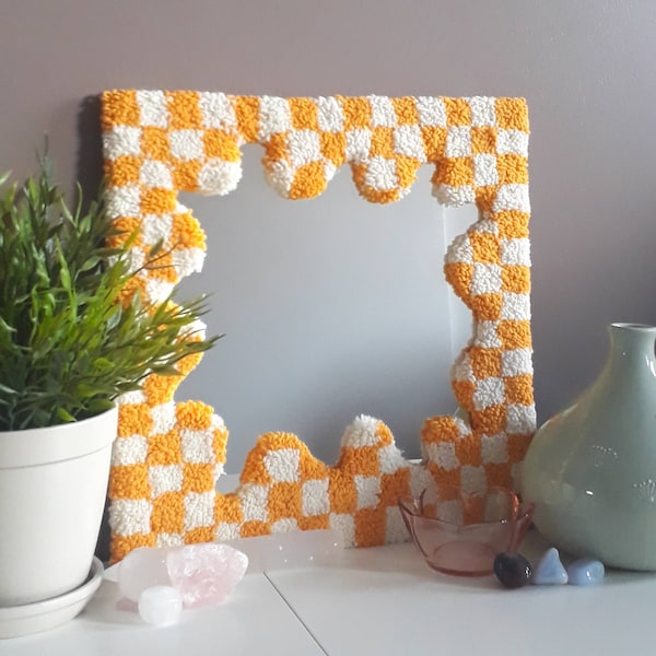 Tufted Mirror - Etsy