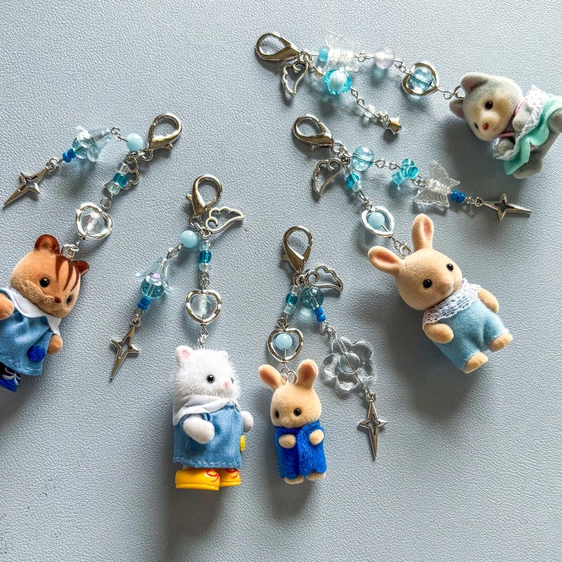 Calicocritters Keychain - Etsy