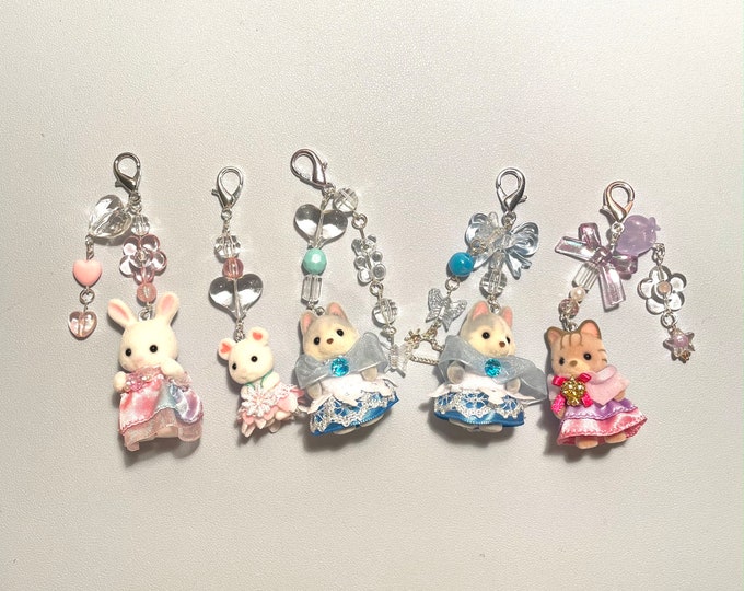 Royal Princess Keychains / Calico Critter / Calico Critters Keychain ...