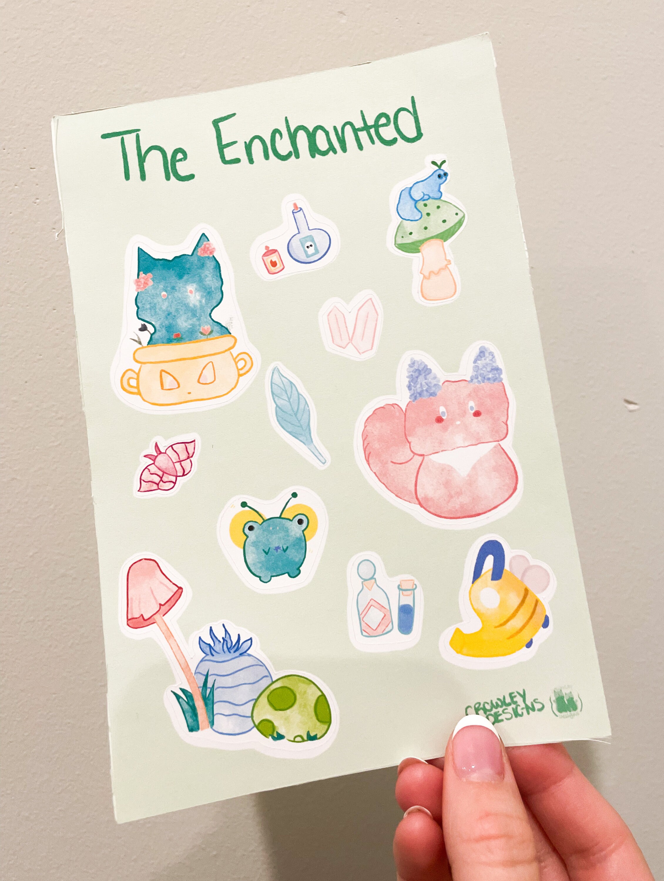 The Enchanted / Sticker Sheet / Kawaii Stickers / Mystical - Etsy