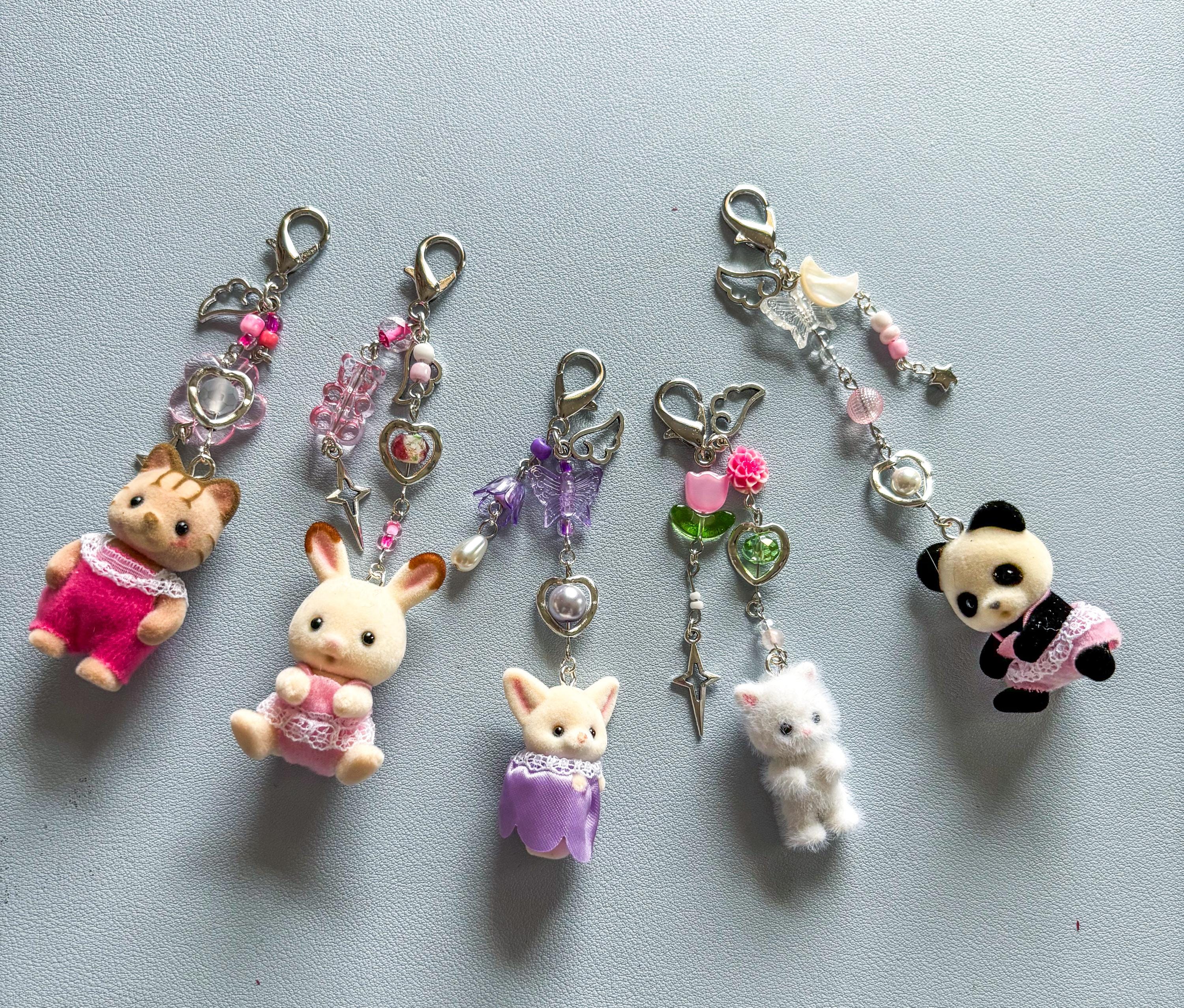 Calico Critter Cutie Keychains / Calico Critter / Calico Critters ...