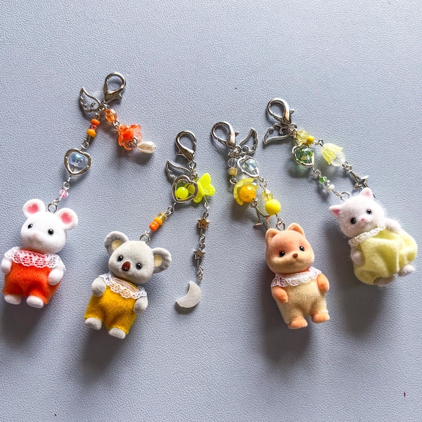 Calicocritters Keychain - Etsy
