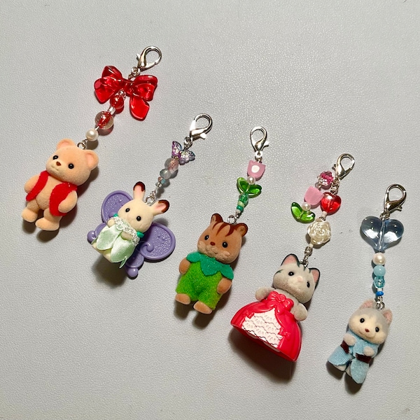 Calicocritters Keychain - Etsy