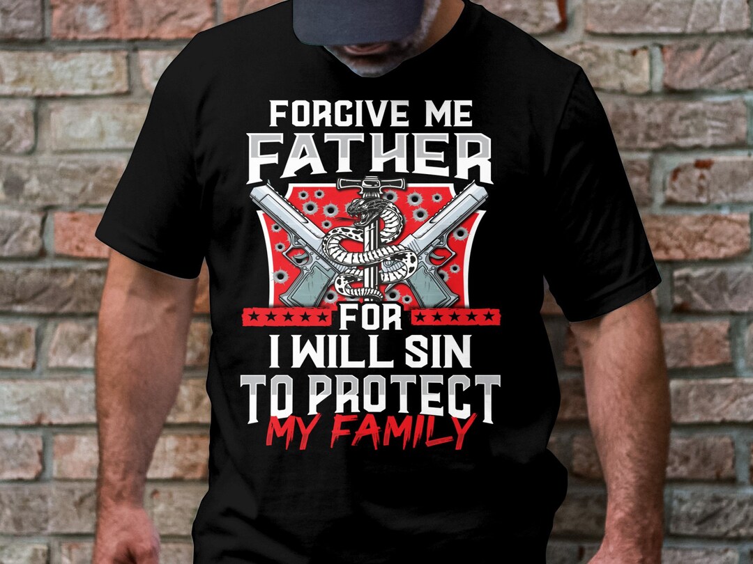 Father Protect Family T-shirt: Bold Graphic Patriotic Design - Etsy