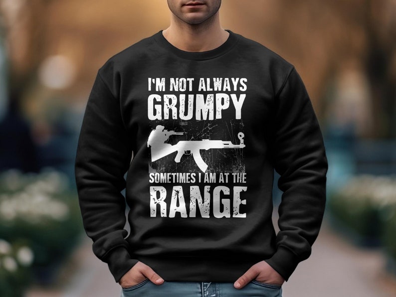 Grumpy at the Range T-shirt, Funny Gun Enthusiast Shirt - Etsy UK