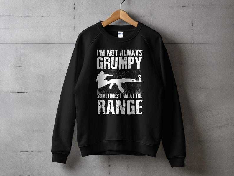 Grumpy at the Range T-shirt, Funny Gun Enthusiast Shirt - Etsy UK
