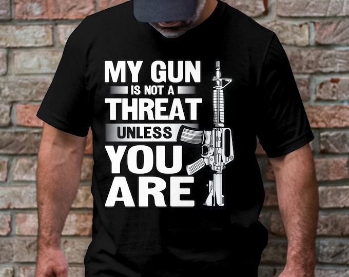 Funny Gun Shirt Gun Gifts for Him Gun T Shirt Gun Lover Gift Rifle ...