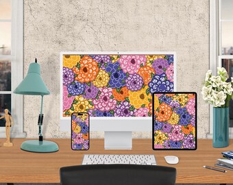 12 Month Smartphone Digital Wallpapers Download - Etsy