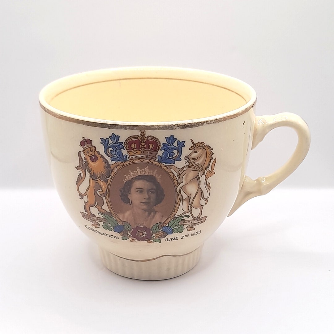 Rare 1930s Clarice Cliff Queen Elizabeth Coronation Teacup - Etsy