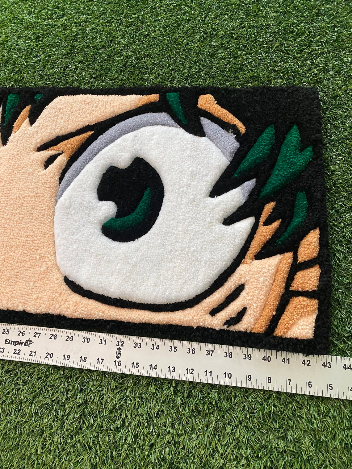 My Hero Academia Anime Tufted Rug Deku - Etsy