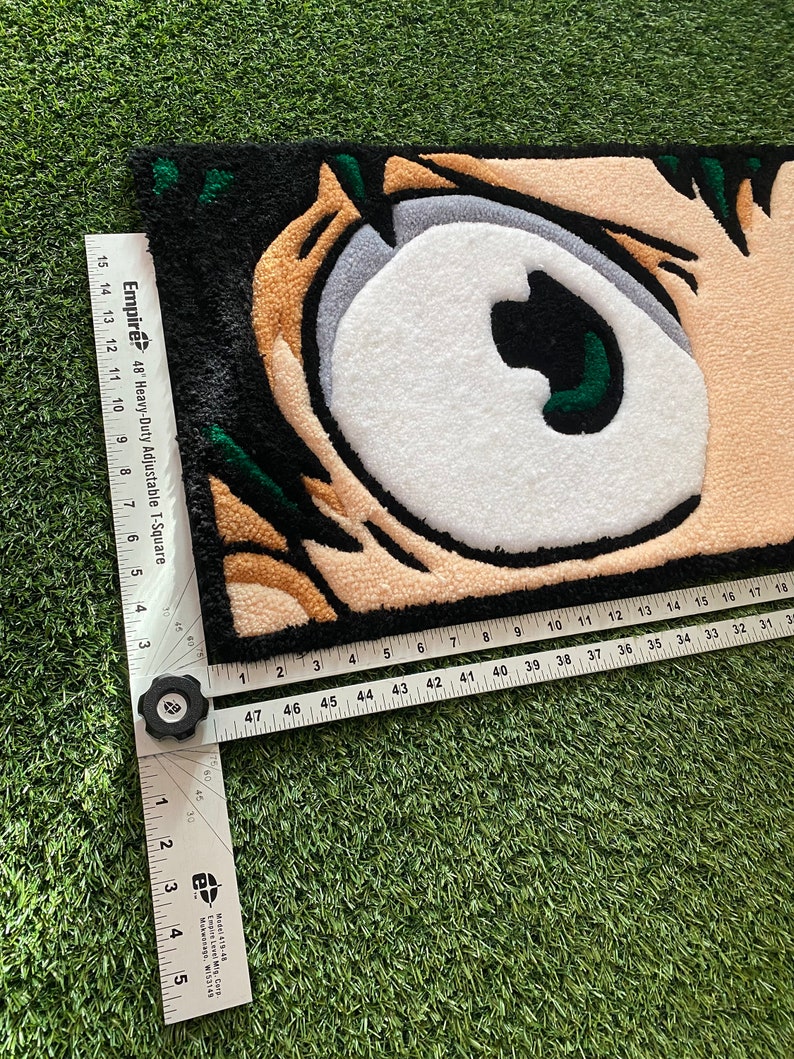 My Hero Academia Anime Tufted Rug Deku - Etsy