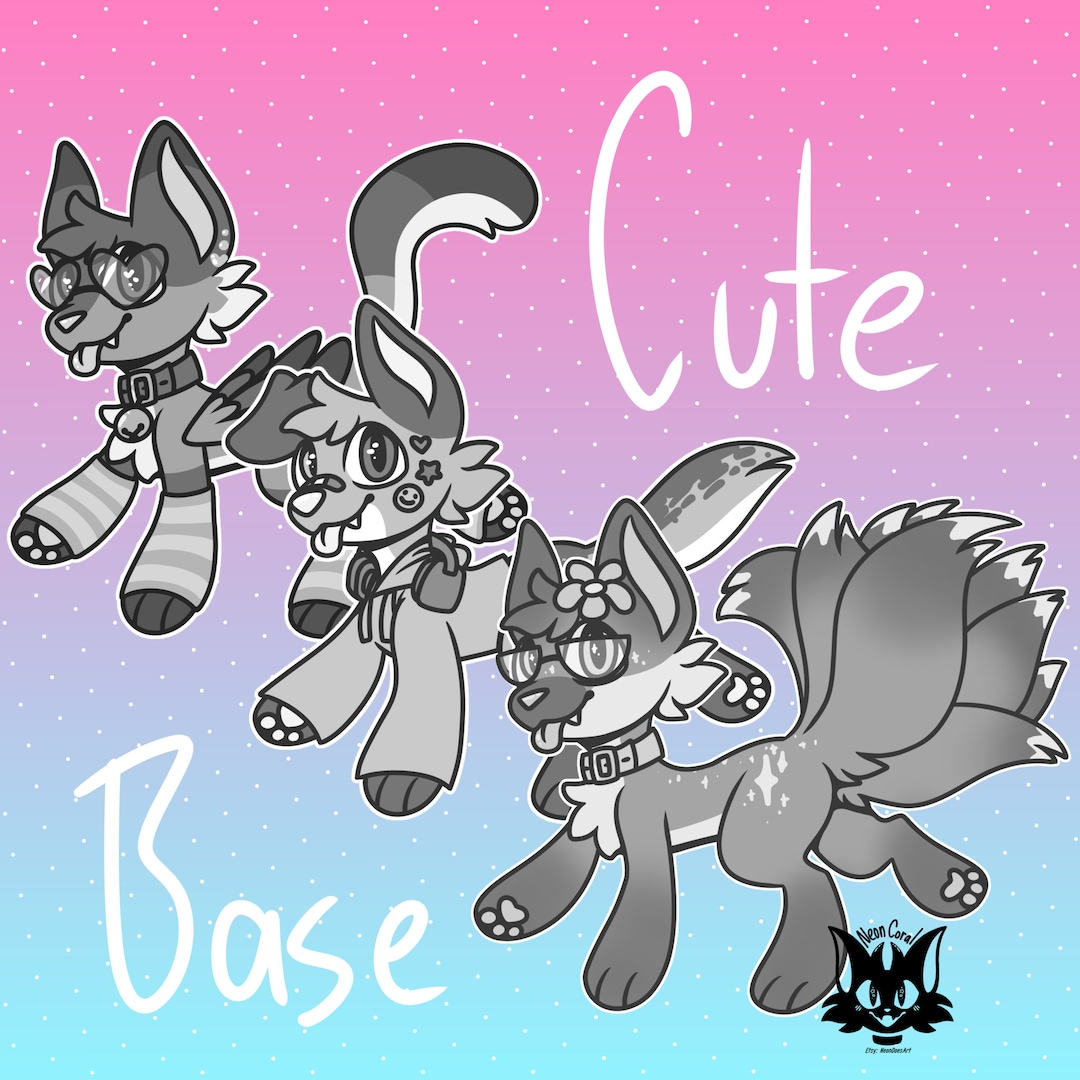 Cute Furry Base 10 Species Accessories - Etsy