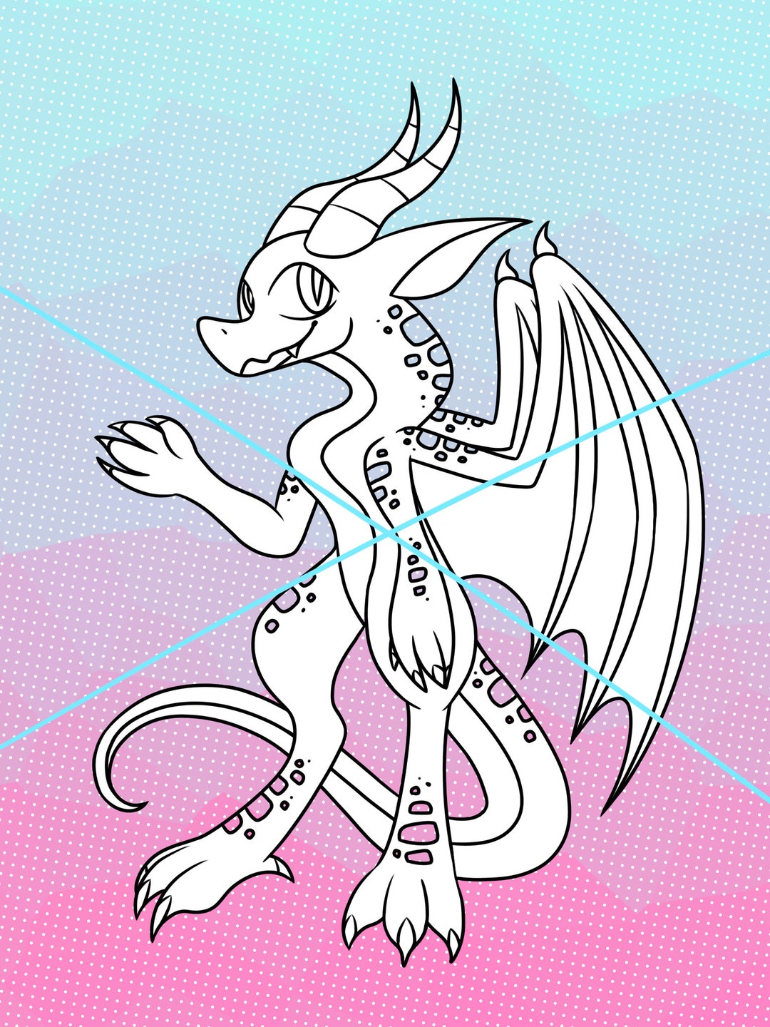 Anthro Dragon Base - Etsy