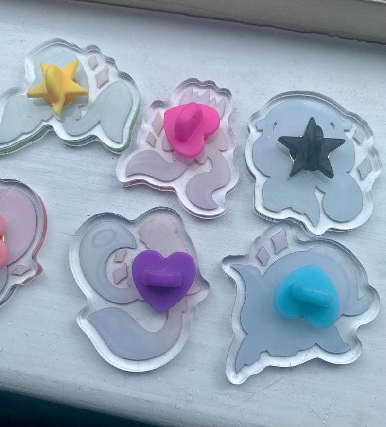 Splat Idols and Agents Squid Octo Pins - Etsy Canada