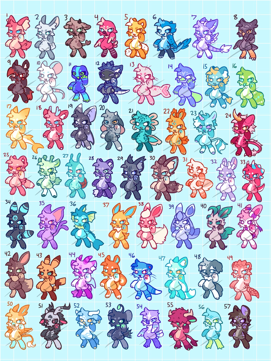 Furry Adopt Gacha! (RANDOM) - Etsy