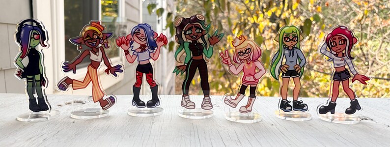 Splat Agents and Idols Fashion Standees - Etsy