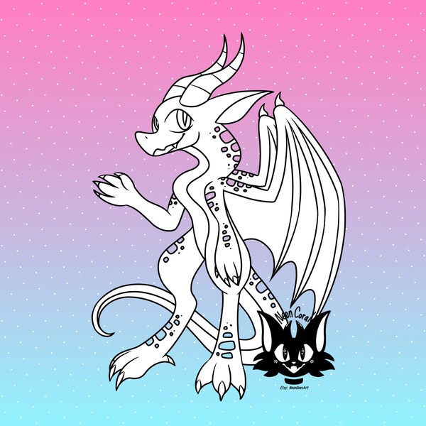 Anthro Dragon Base - Etsy