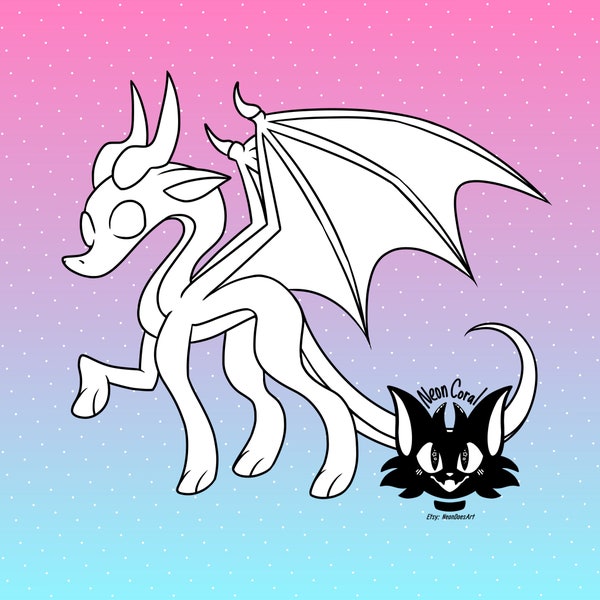 Dragon Fursona Base - Etsy