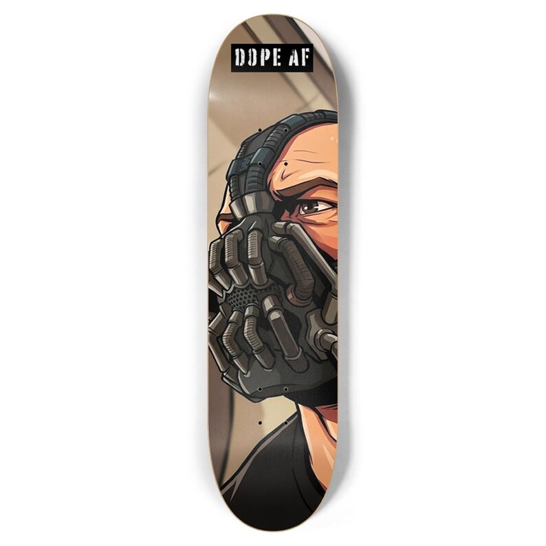 Dope AF Skateboards - the Mercenary Deck, Batman, Bane, the Dark Knight ...
