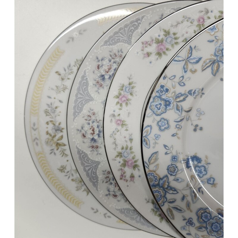 Floral China Plates - Etsy
