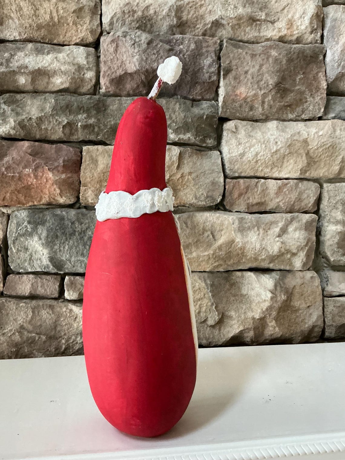 Santa Gourd Handmade - Etsy