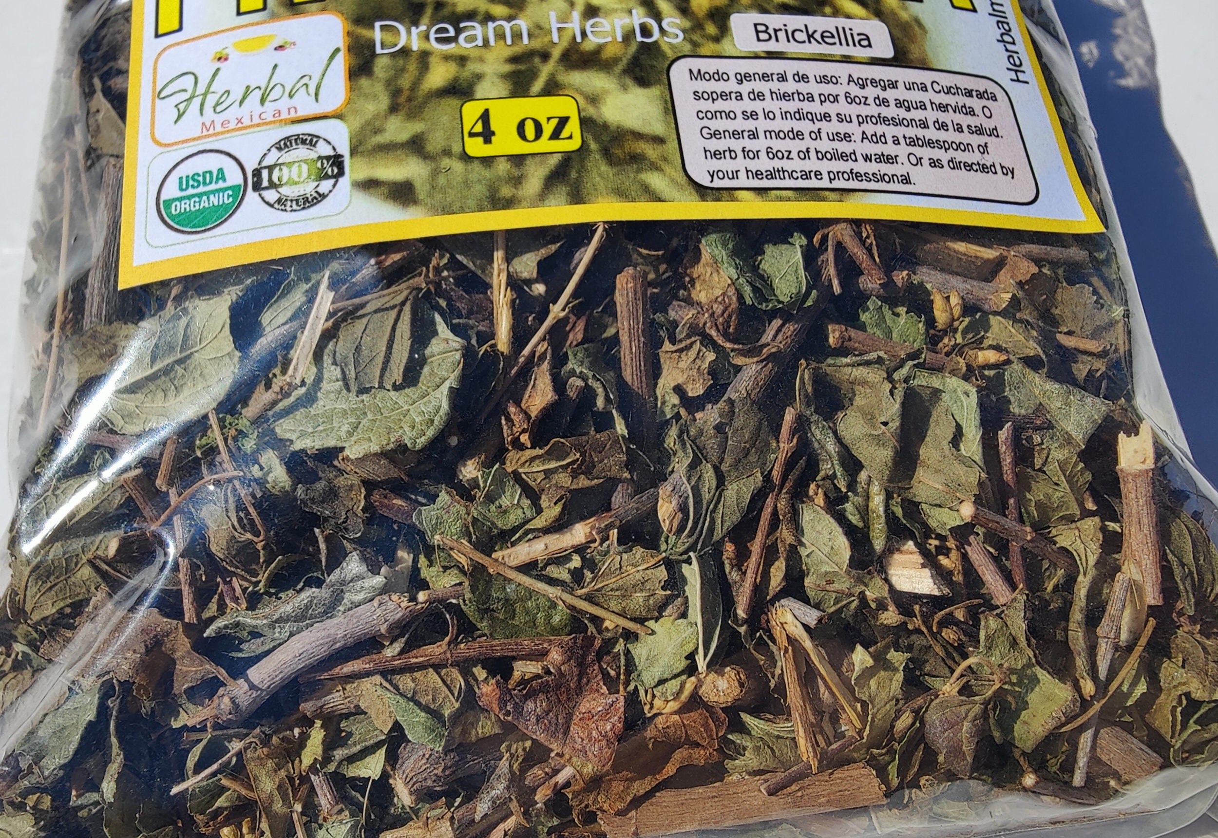 Cathedral Bells Prodigiosa Hierba Te Brickelia Organic Prodijiosa Leaf ...