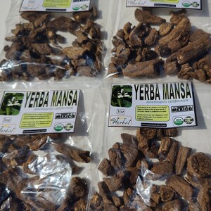 3 Oz Yerba Mansa/manza/manso ,mansa Root, Hierba Del Manzo Raiz ...