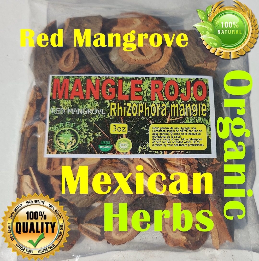 Mangle Rojo Te 3oz Red Mangrove Rhizophora Mangle Raiz De Mangle ...