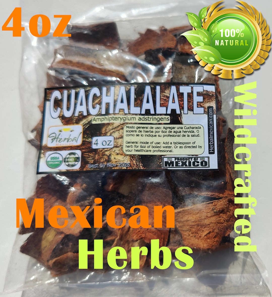 Cuachalalate Bark Amphipterygium Adstringens Cuachinala Mexican Organic ...