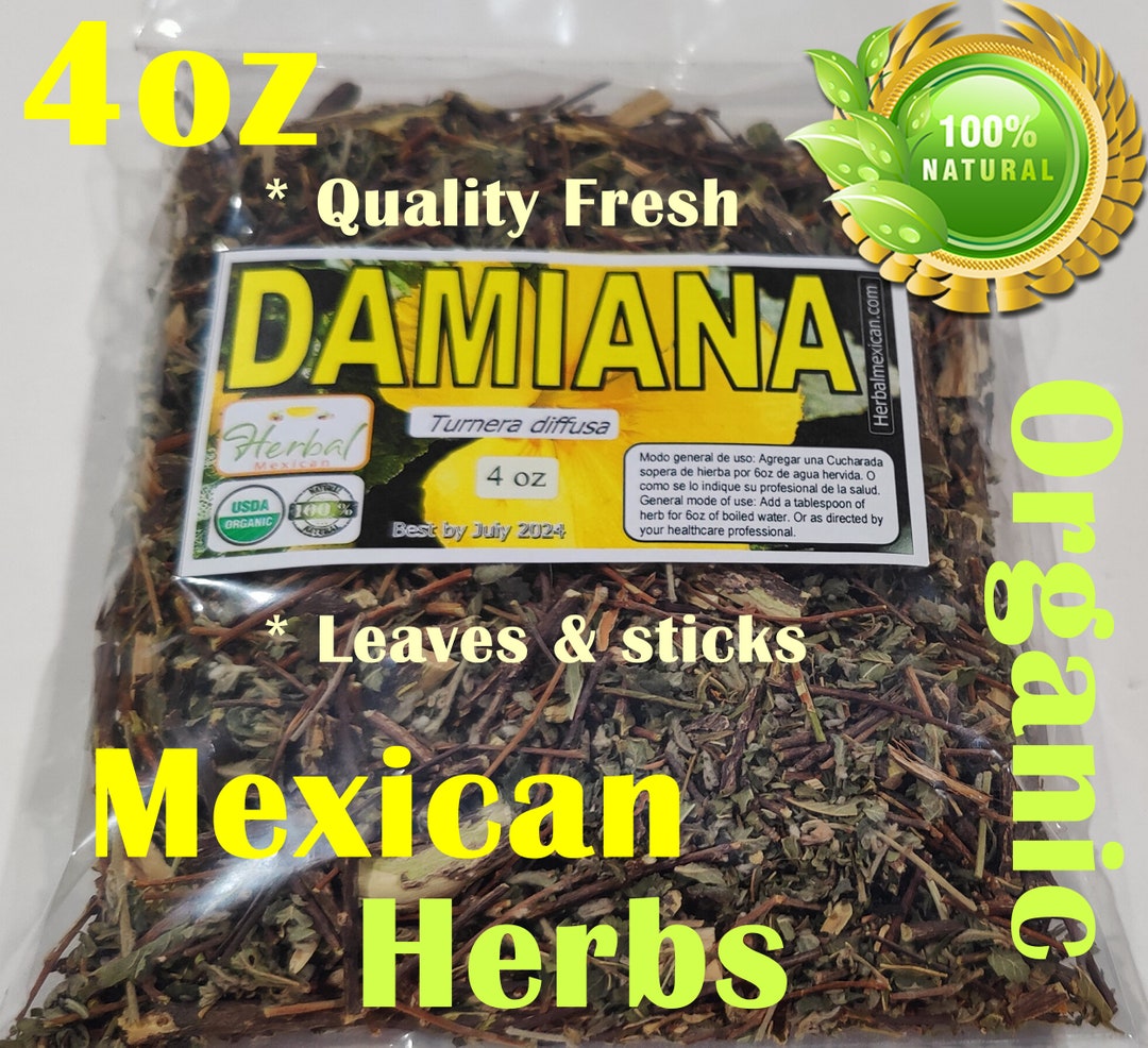 4oz Damiana, Damiana De California, Mexican Damiana, Turnera Diffusa Organic - Etsy