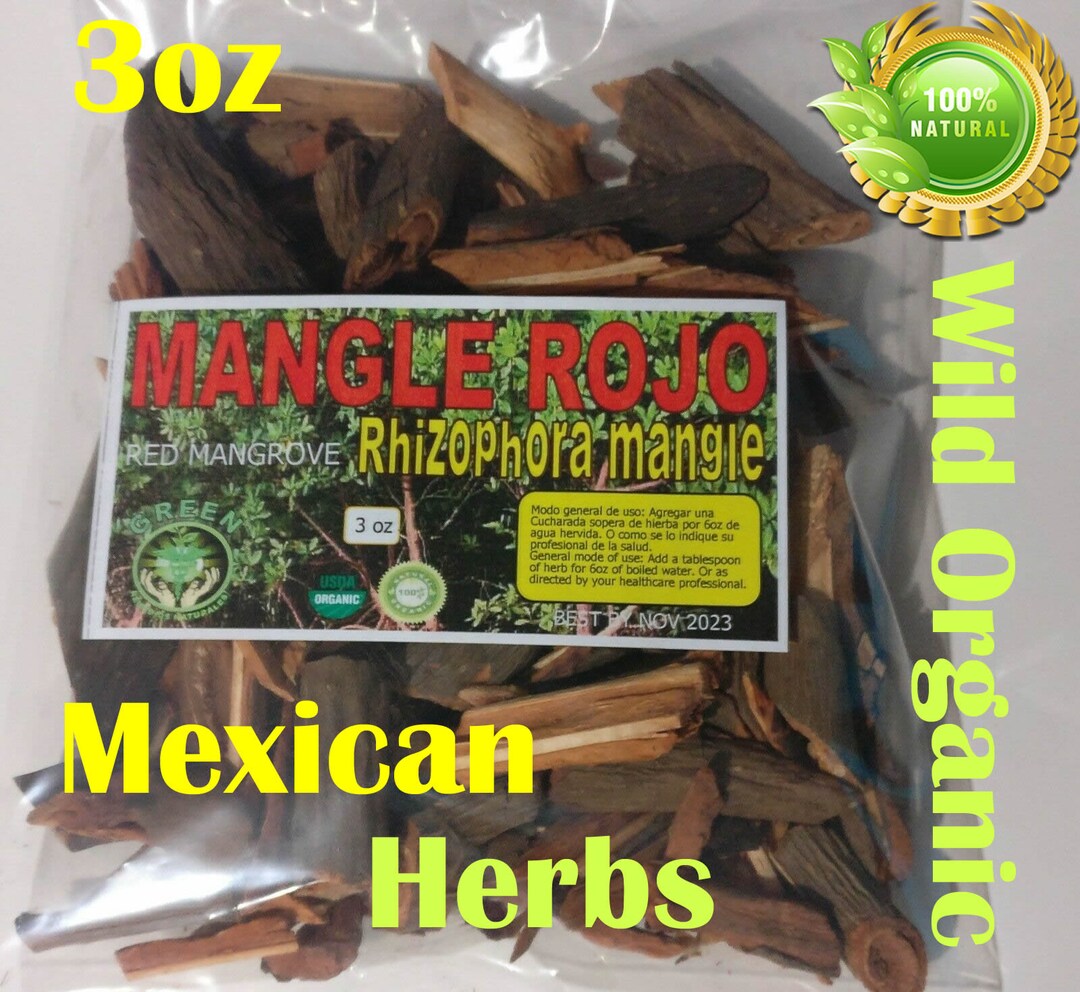Mangle Rojo Te 3oz Red Mangrove Rhizophora Mangle Raiz De Mangle ...