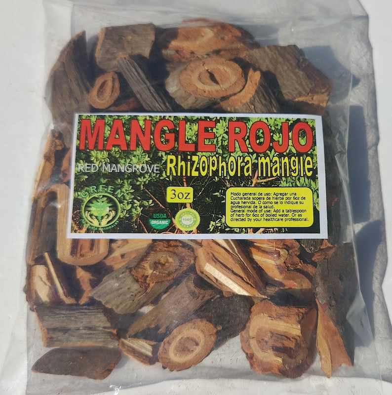 Mangle Rojo Te 3oz Red Mangrove Rhizophora Mangle Raiz De Mangle ...