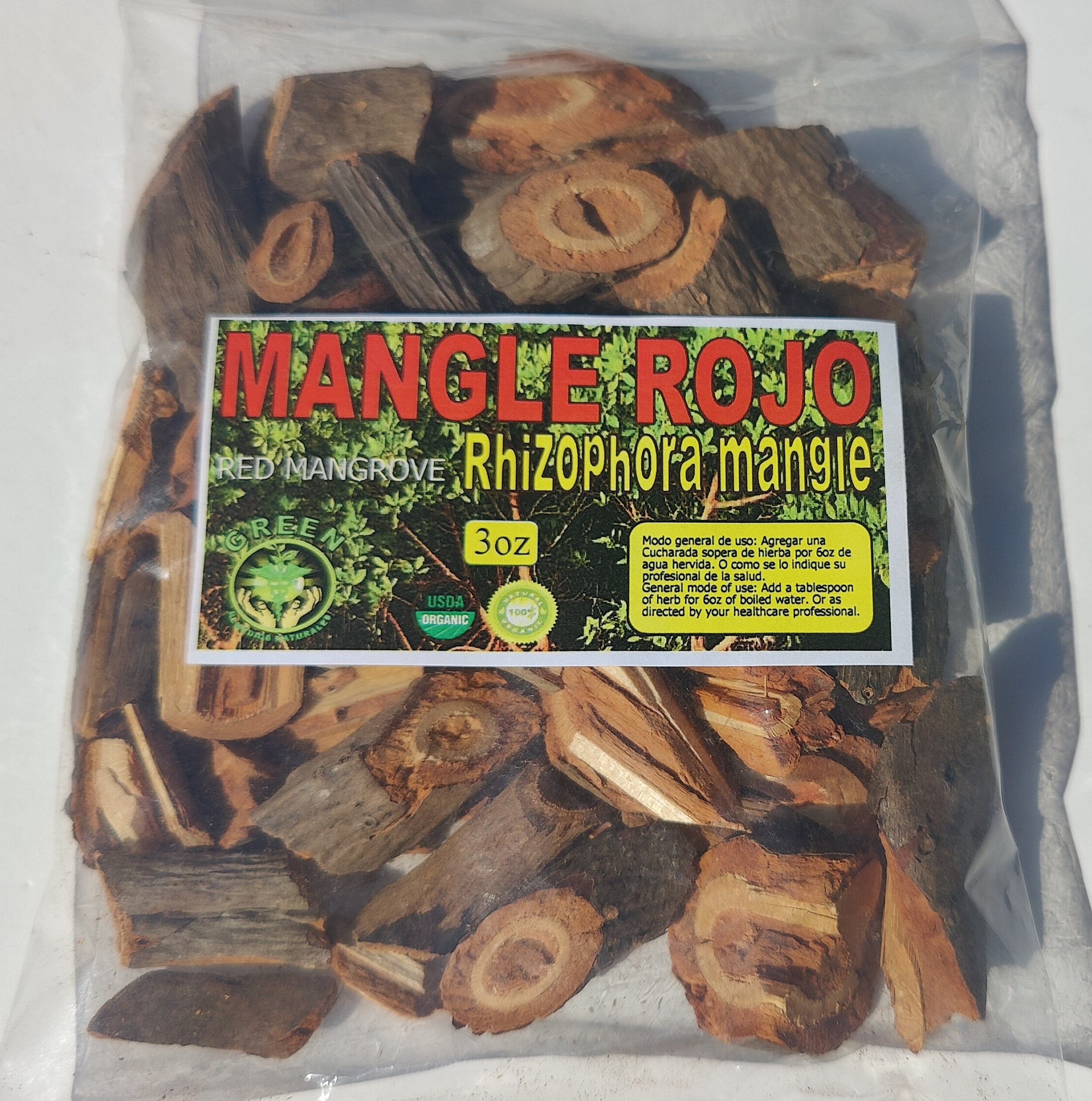 Mangle Rojo Te 3oz Red Mangrove Rhizophora Mangle Raiz De Mangle ...