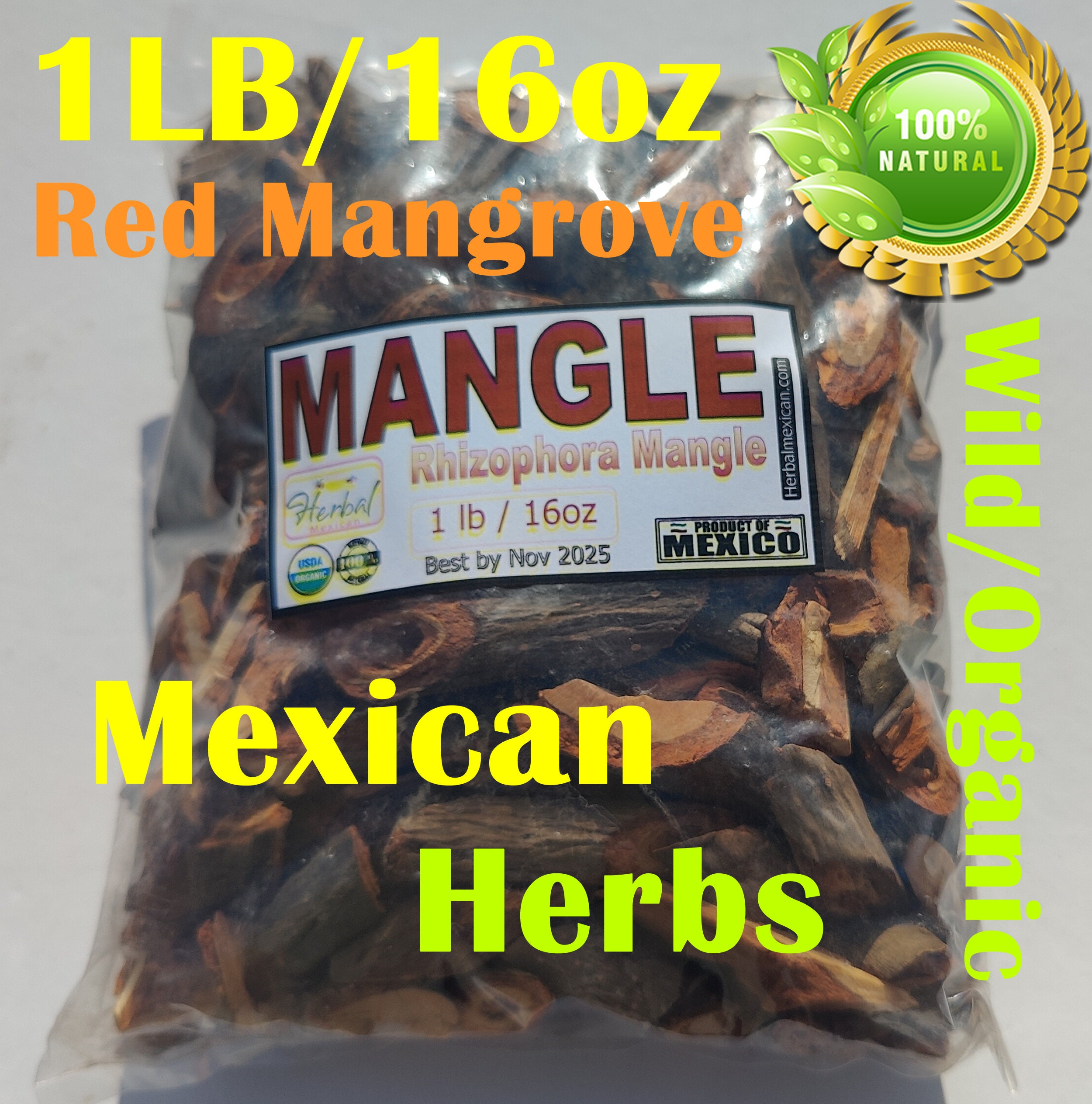 Mangle Rojo Te 16oz Red Mangrove Rhizophora Raiz De Mangle Mangrove ...