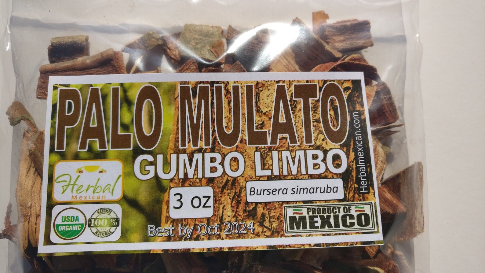 Palo Mulato Bursera Simaruba Gumbo Limbo Palo Jiote 3oz Natural Mexican ...