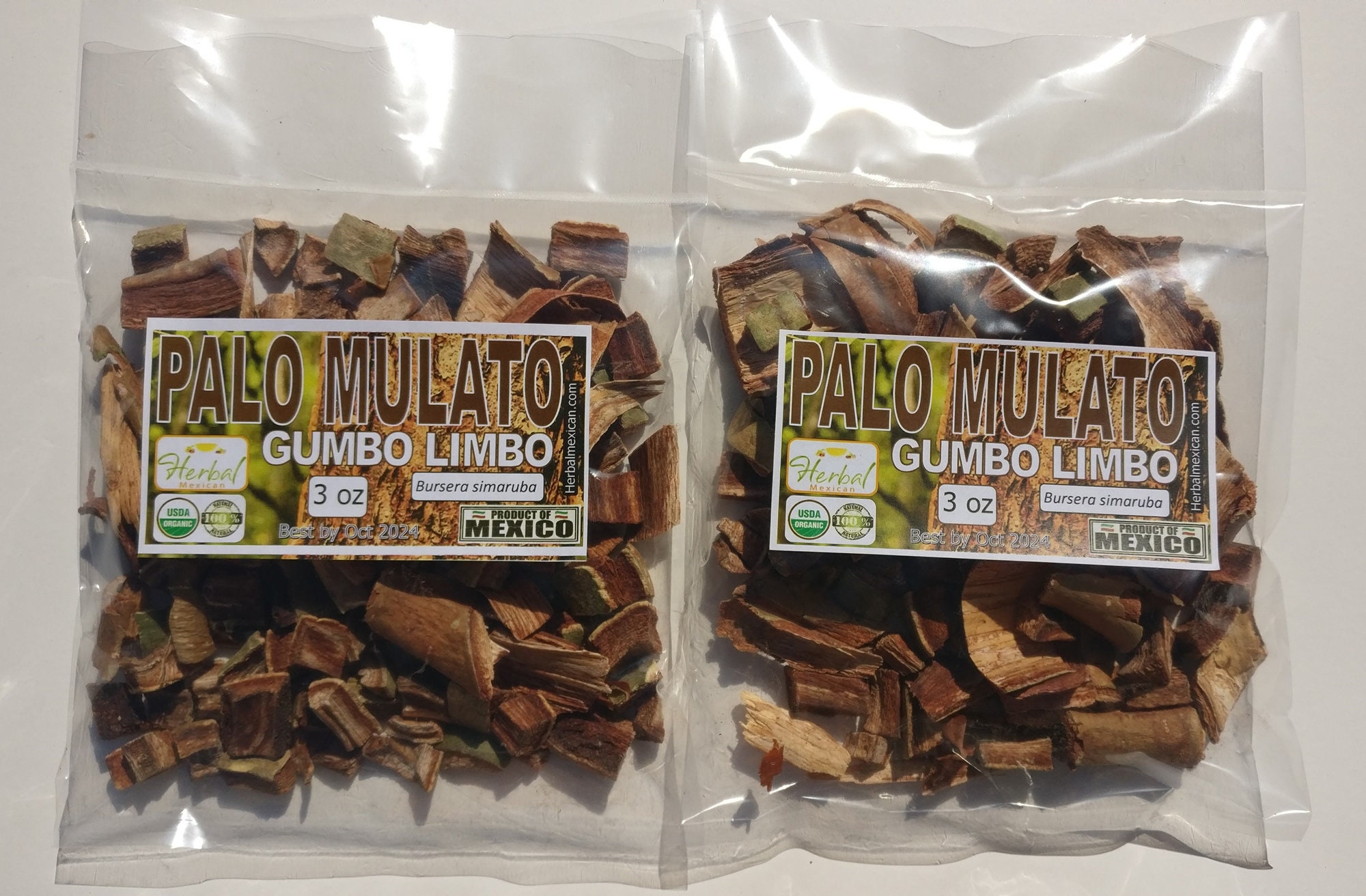 Palo Mulato Bursera Simaruba Gumbo Limbo Palo Jiote 3oz Natural Mexican ...