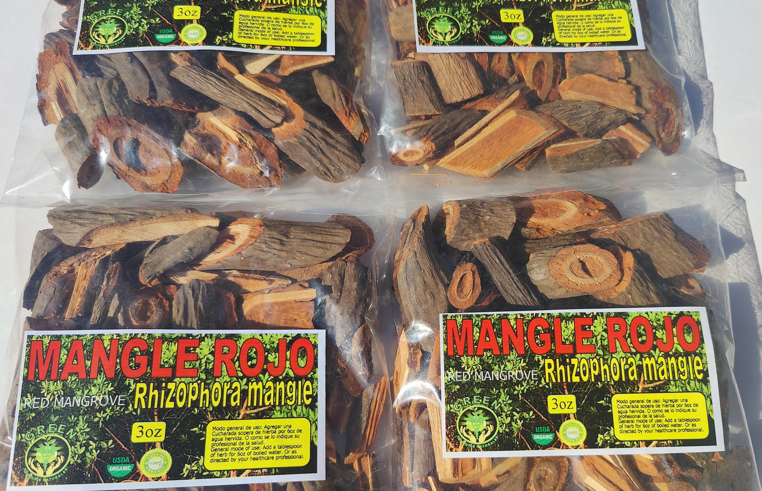Mangle Rojo Te 3oz Red Mangrove Rhizophora Mangle Raiz De Mangle ...