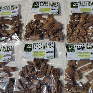 3 Oz Yerba Mansa/manza/manso ,mansa Root, Hierba Del Manzo Raiz ...