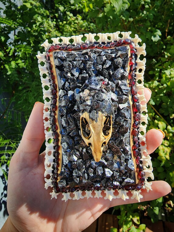 Sacrificial Gothic Witchcore Rat Skull Wall Plaque / Spooky - Etsy