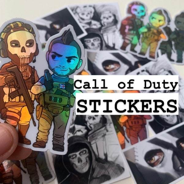 Printable Call of Duty Stickers - Etsy