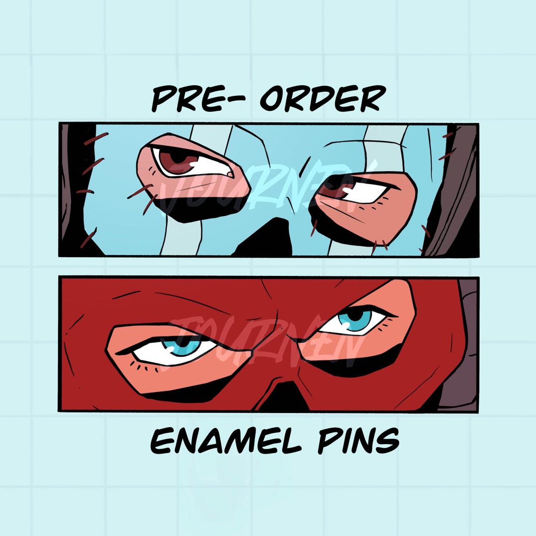 PRE-ORDER LISTING Ghost and Soap Eyes Enamel Pins - Etsy