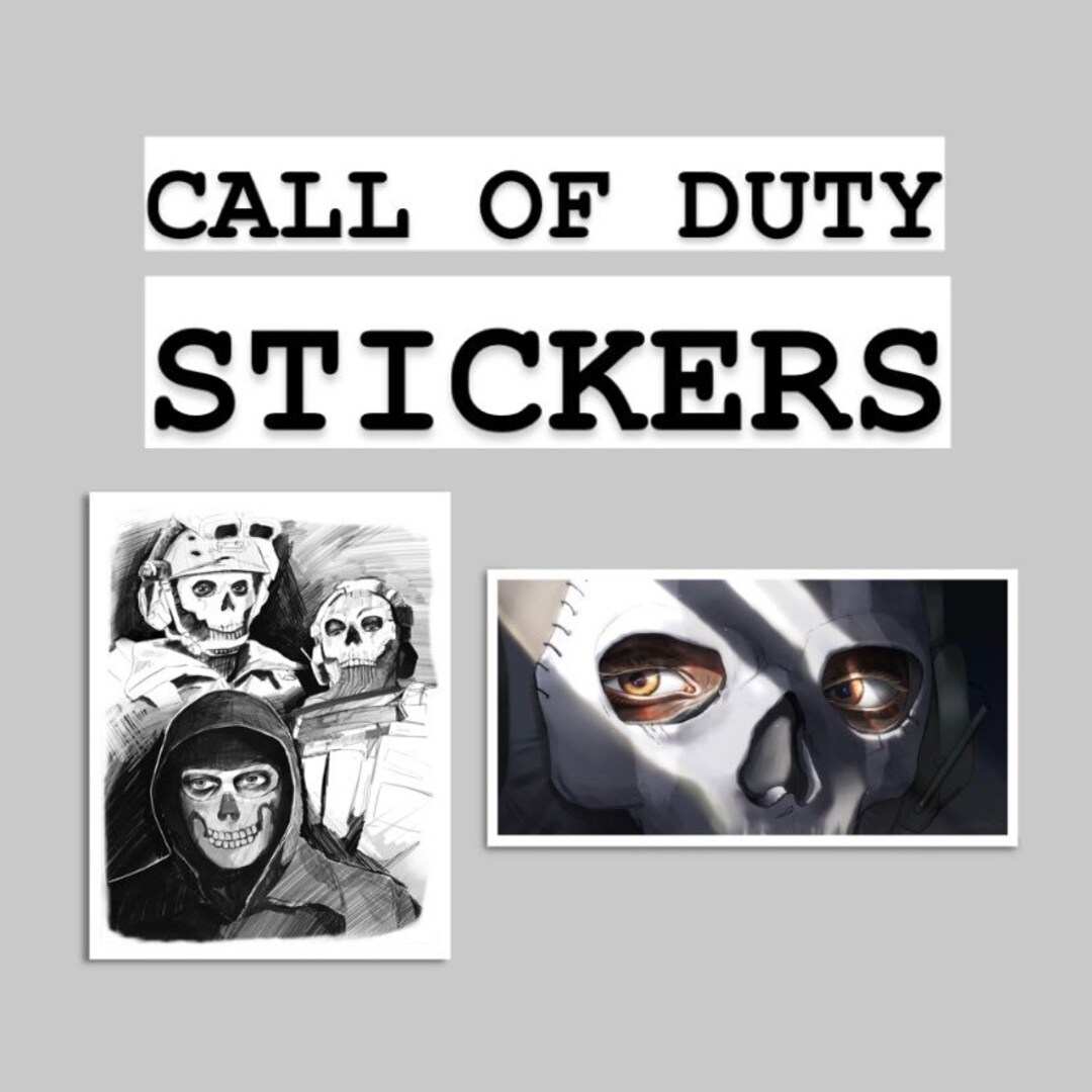 Call of Duty STICKERS - Etsy