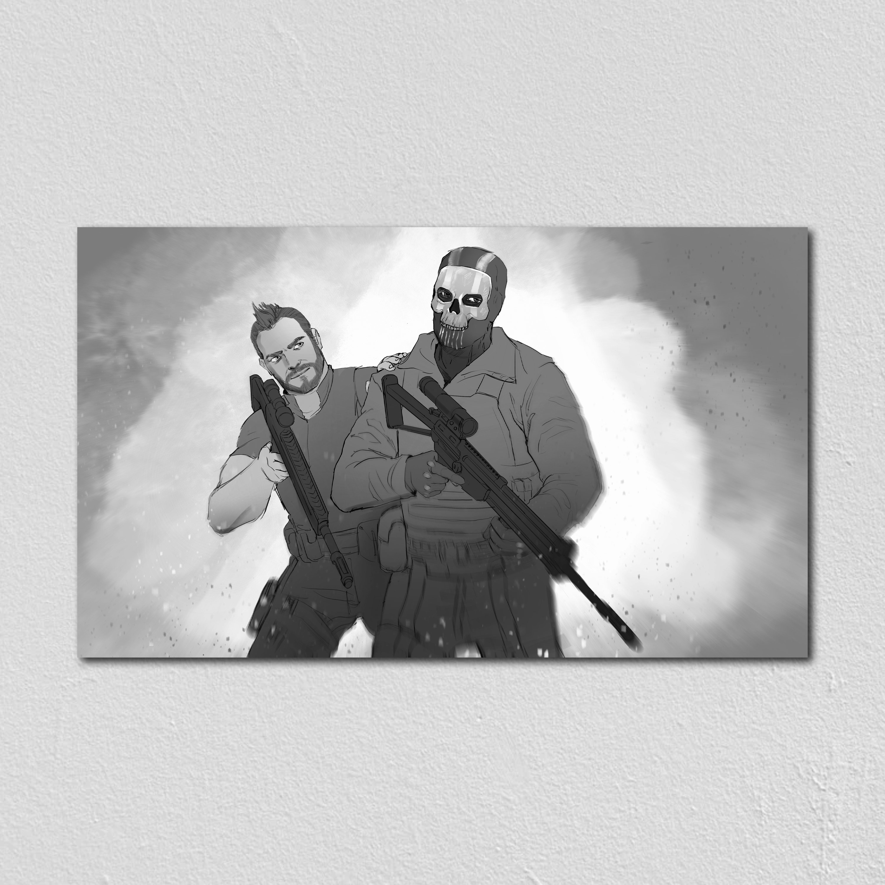 Call Of Duty Soap Drawing