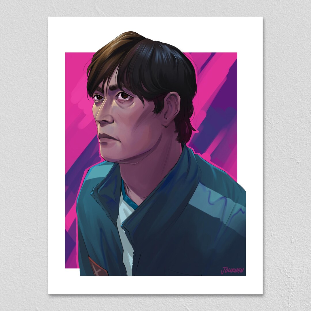 In-ho/frontman Portrait Art Print - Etsy