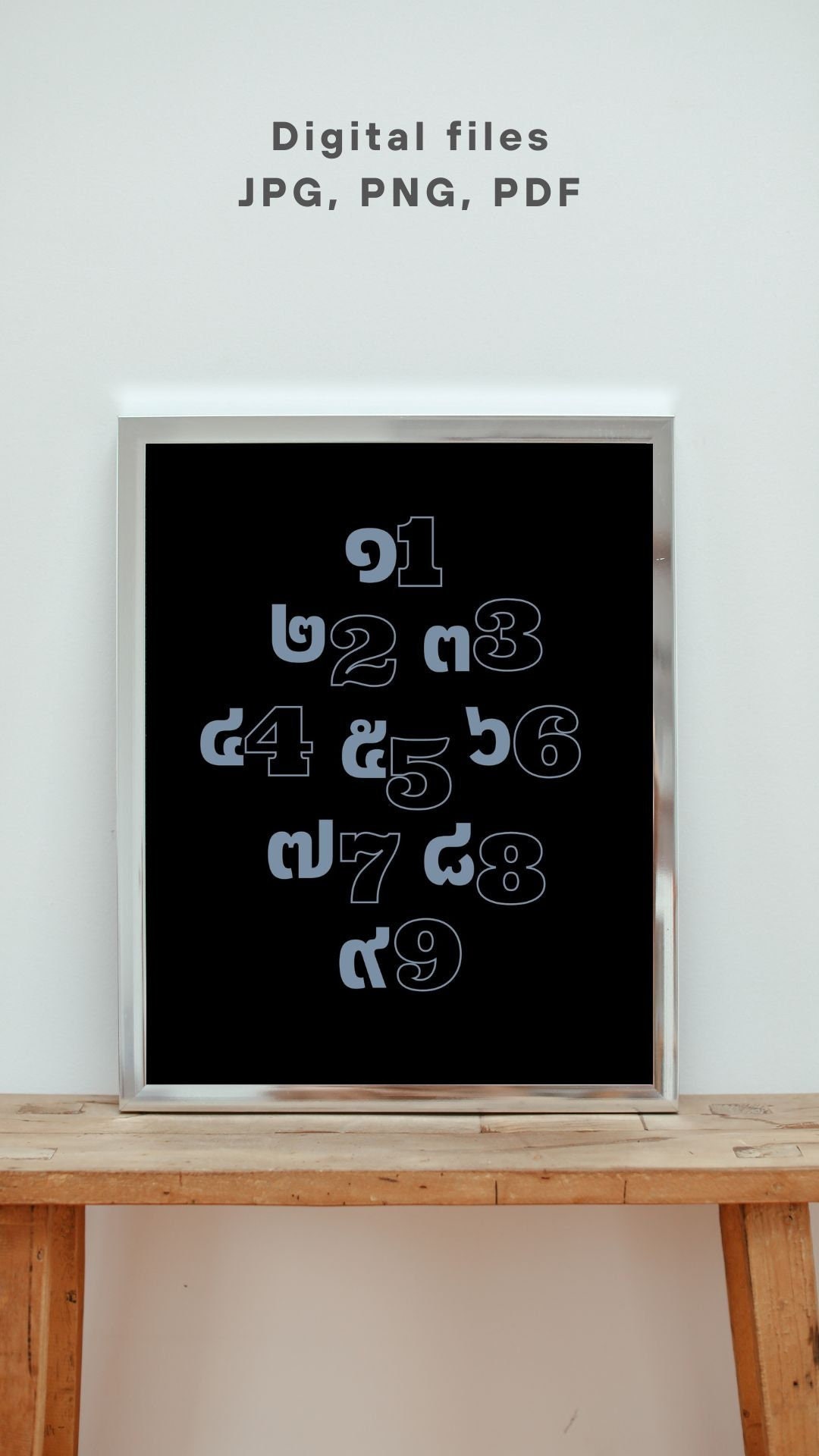 Instant Download | Thai Wall Art | Asian Alphabet Print | Thai Alphabet ...