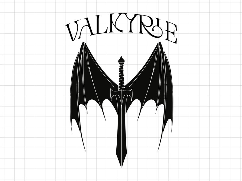 Valkyrie, Acotar Svg, Acotar Png, Wingspan, Acotar Sweatshirt, Acotar ...