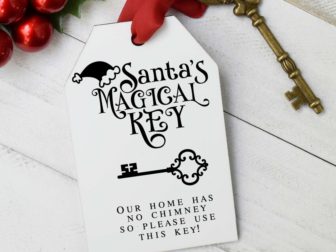 Magical Key Svg, Santa Key Svg, Santa Key Door Hanger Svg, Santa Key ...