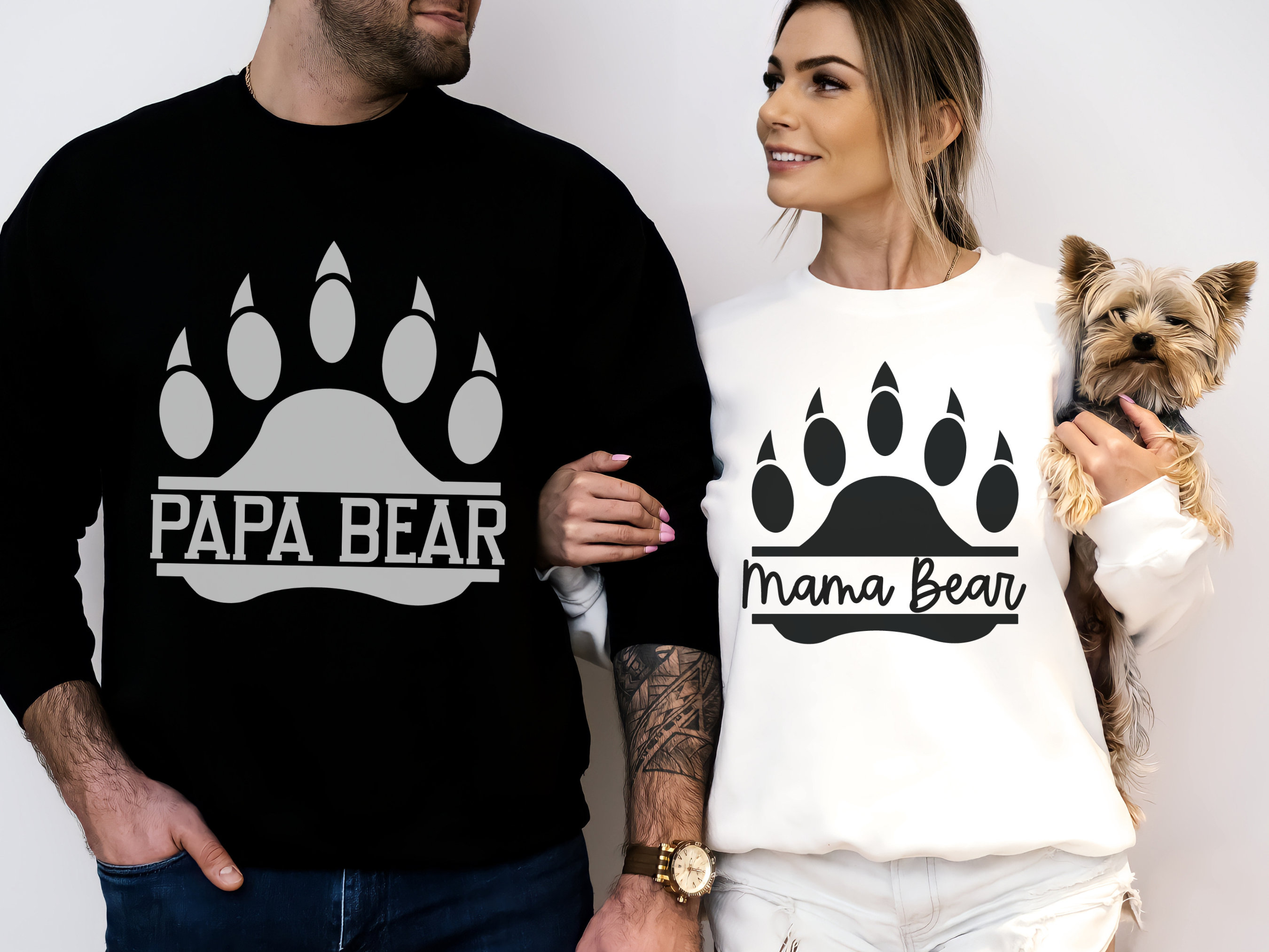 Mama Bear Papa Bear, Mama Bear Svg, Mama Bear and Baby Bear, Mama Bear ...