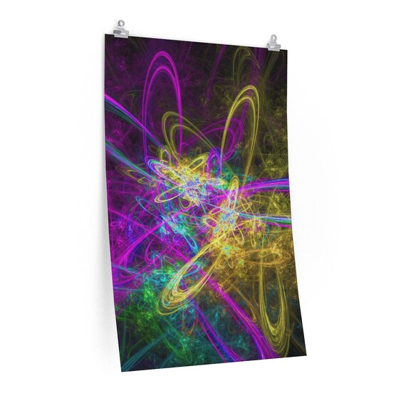 Implosion Poster Art Print Wall Art Decor Abstract Wall - Etsy